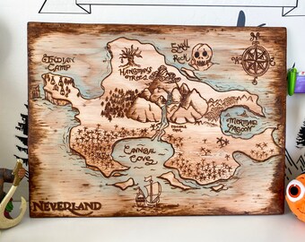 Neverland Map - Etsy