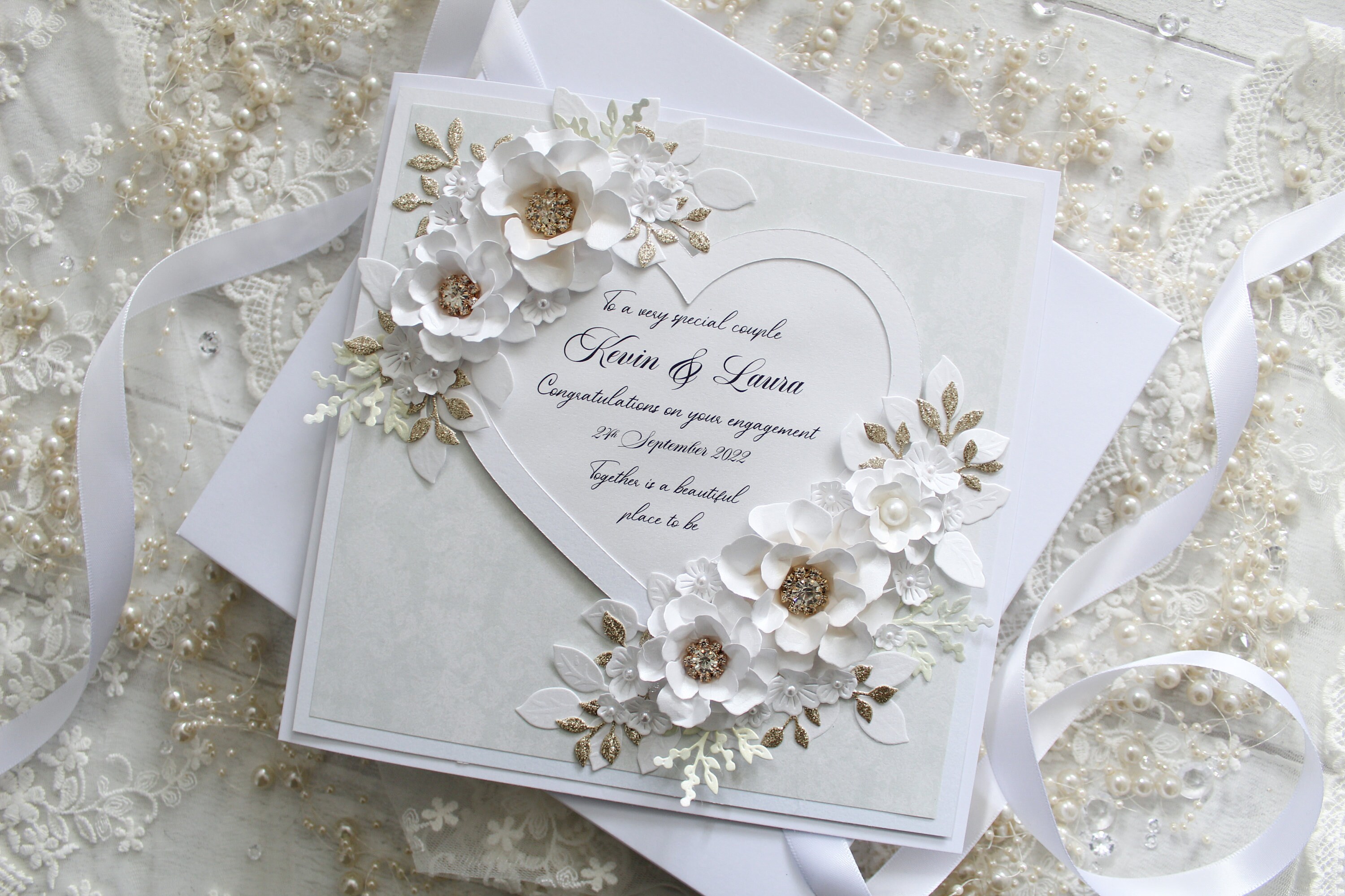 Personalised Engagement Card a Special Couple Son and - Etsy UK