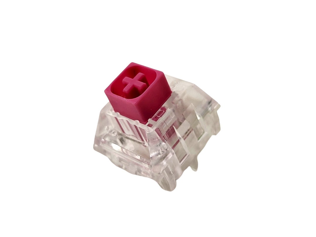 KAILH BOX Pink Crystal Mechanical Switch Clicky Rgb 55g - Etsy
