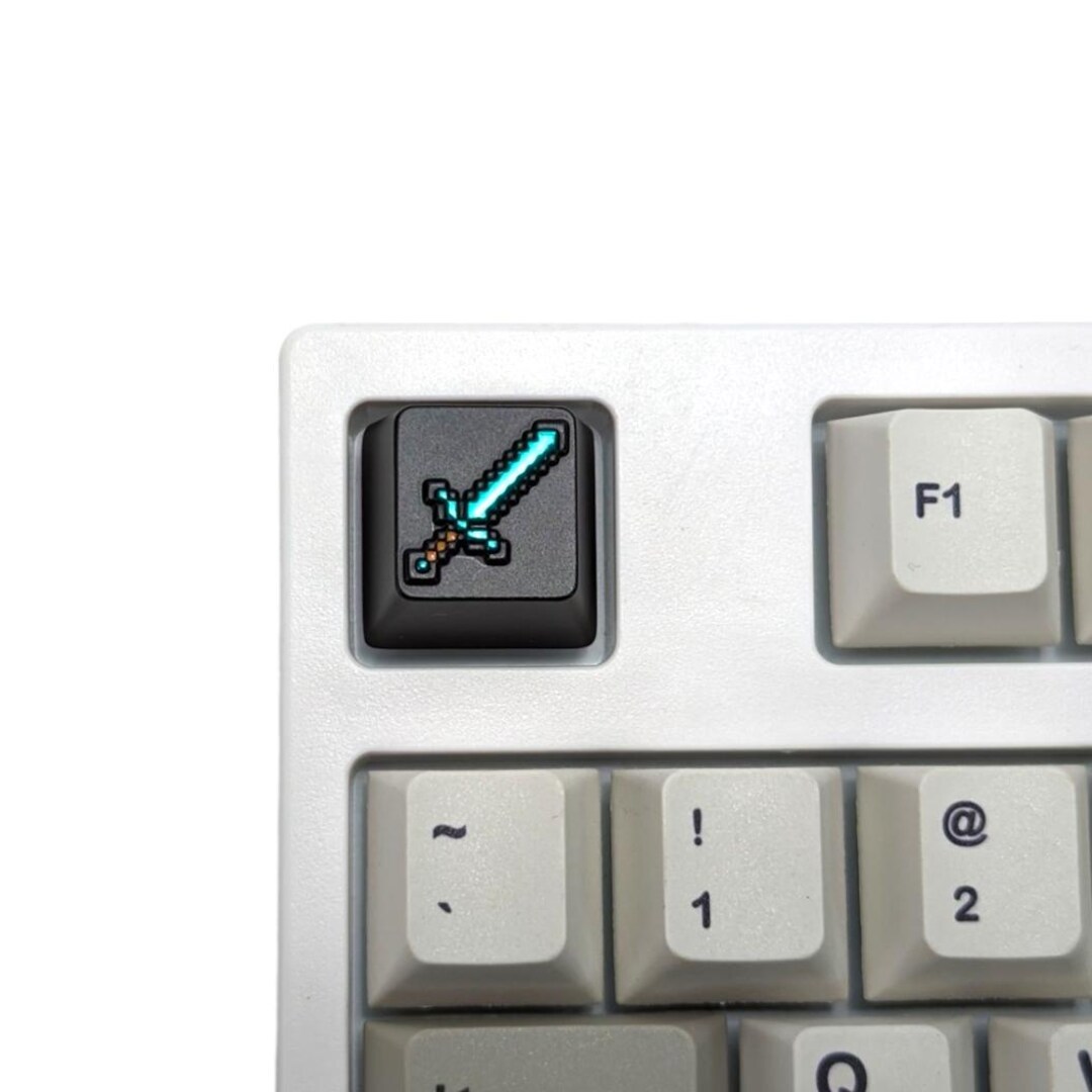 Diamond Sword Metal Keycap for Mechanical Keyboards - Etsy