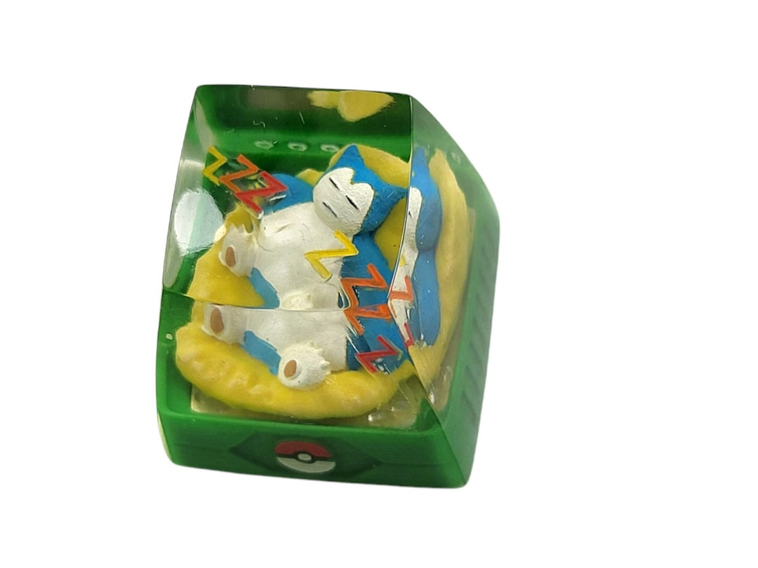 Snorlax Pokemon Handmade Artisan Keycap for MX Mechanical Keyboard 143 ...