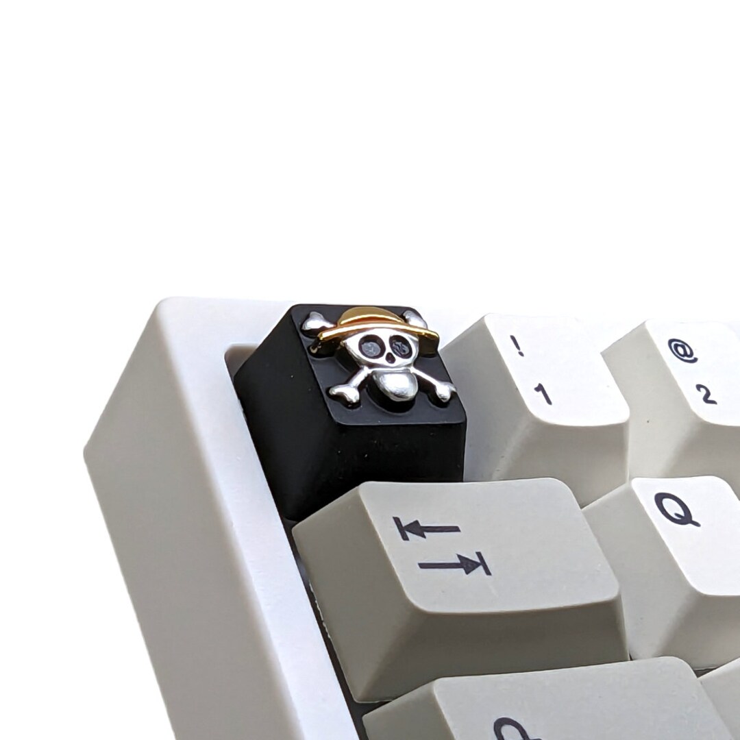 One Piece Skull Metal Keycap for Mechanical Keyboards - Etsy