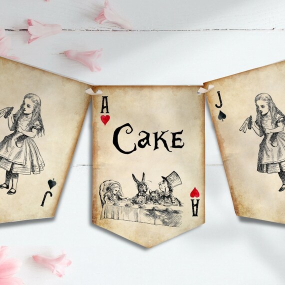 Alice In Wonderland Eat Me Cake Sketch