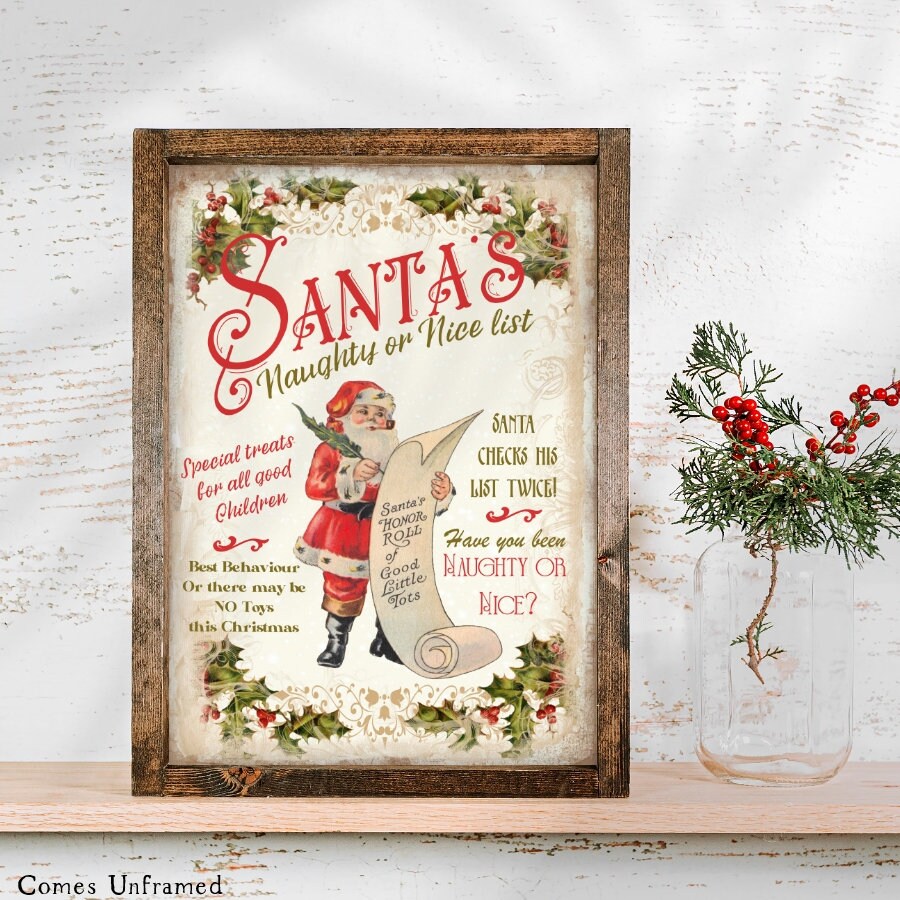 BUNDLE Mrs Claus Christmas Signs Hot Chocolate Gingerbread - Etsy