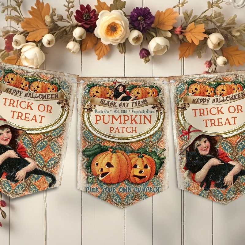 Halloween Bunting - Etsy