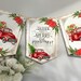 Retro Christmas Truck Bunting Red Pickup Christmas Banner - Etsy UK