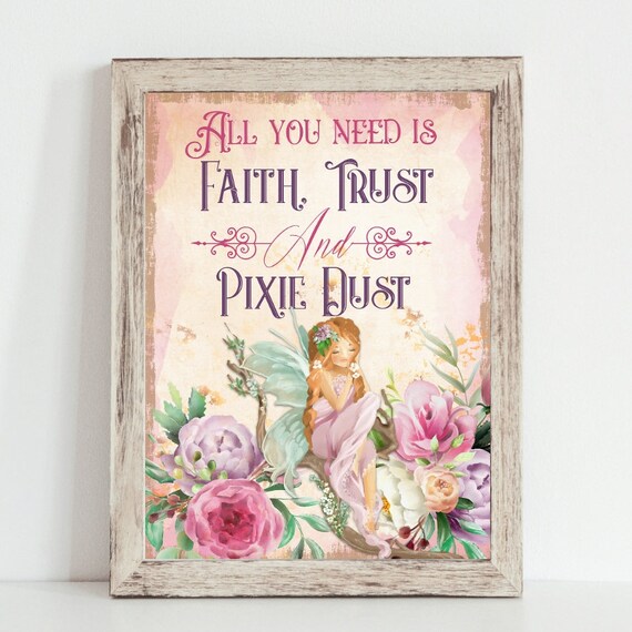 Faith Trust And Pixie Dust Quote Peter Pan