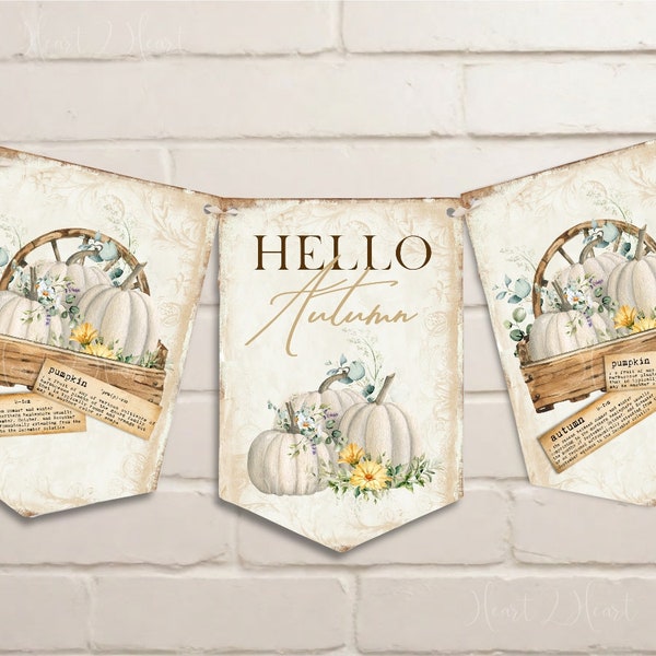 Rustic Bunting - Etsy UK