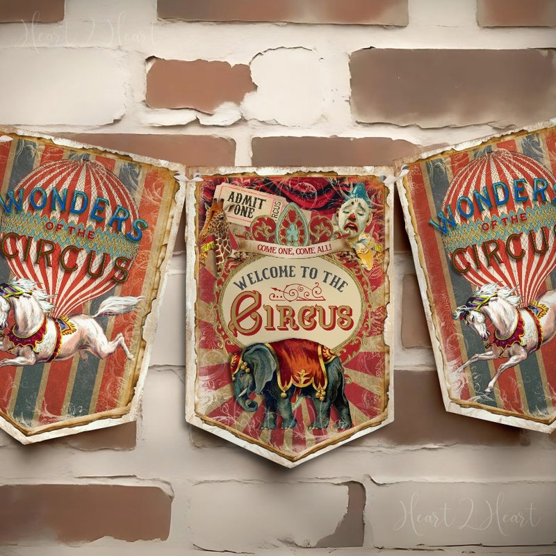 Circus Banner - Etsy