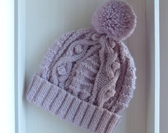 Hand knit hat | Etsy