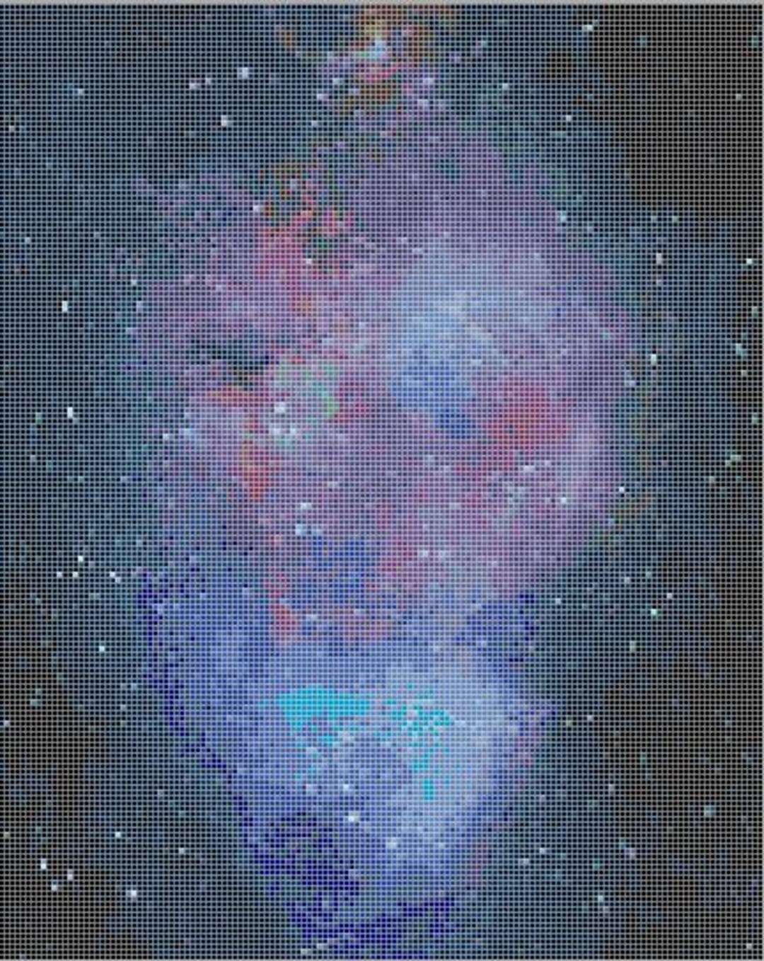 Real Galaxy Advanced Cross Stitch Pattern- Space Nebula - Etsy
