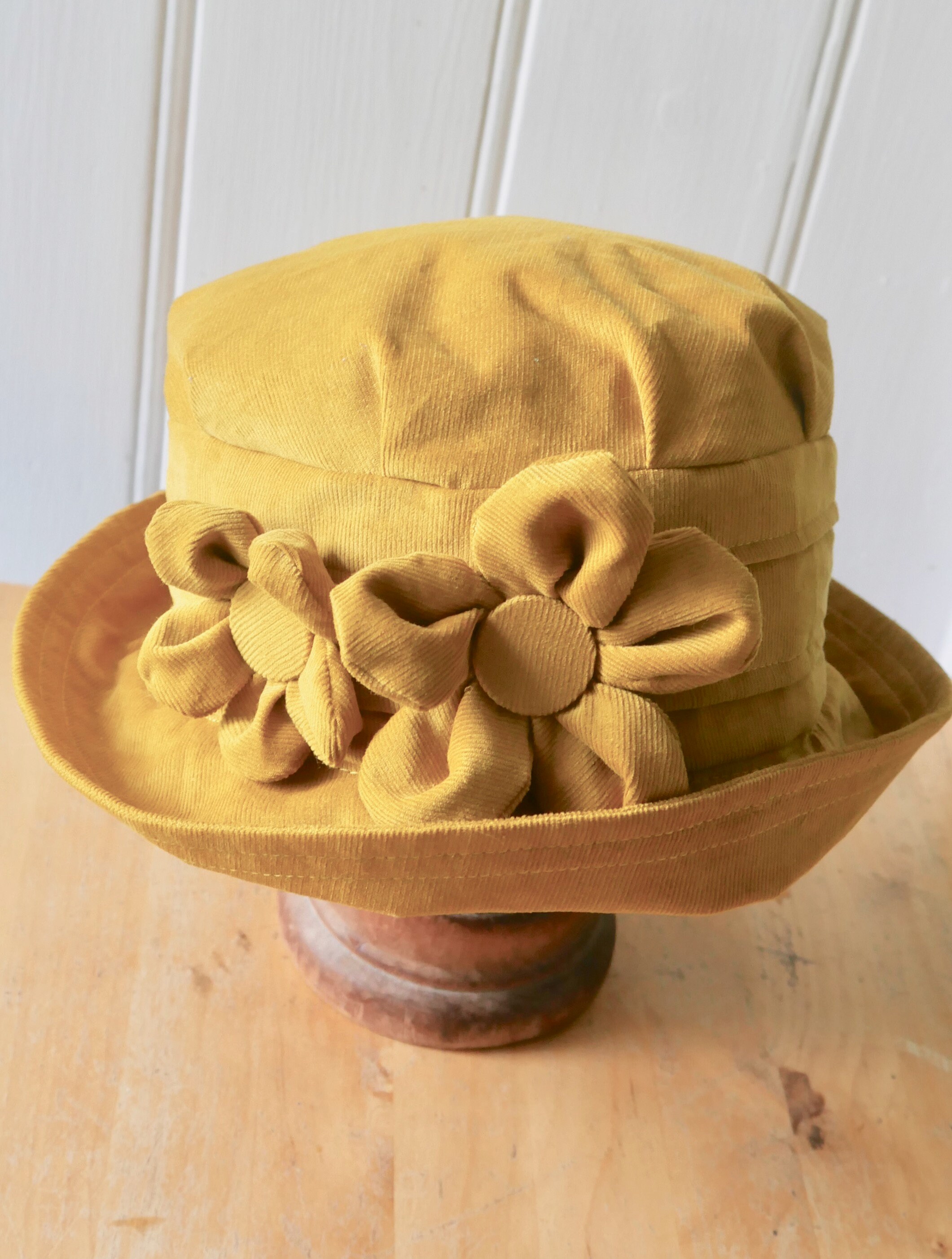 Mustard Cloche Hat Mustard Winter Hat Mustard 1920s Hat | Etsy