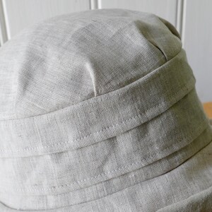 Natural Linen Sun Hat, More Colours, Big Brimmed Summer Hat, Vacation ...