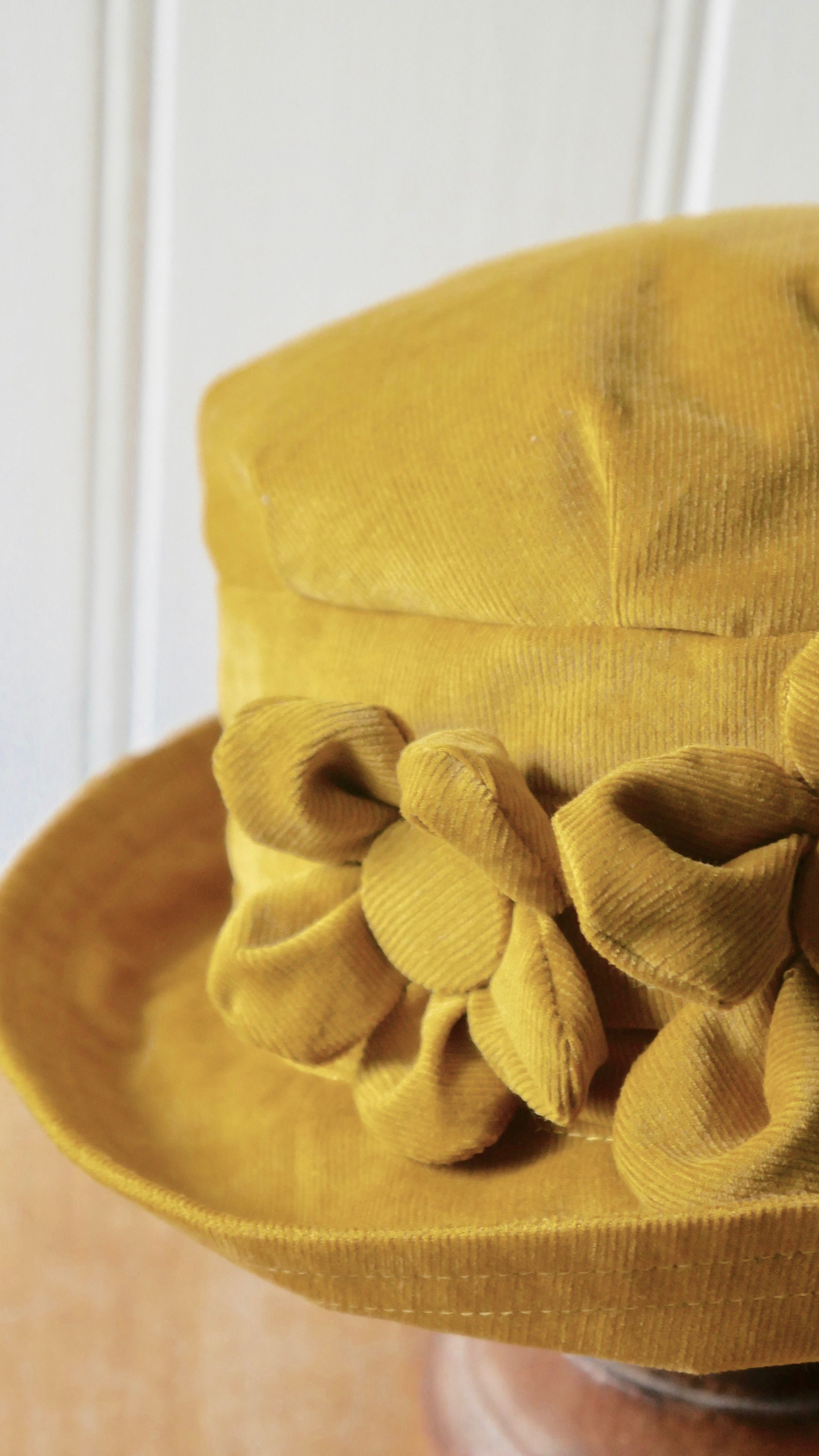 Mustard Cloche Hat Mustard Winter Hat Mustard 1920s Hat | Etsy