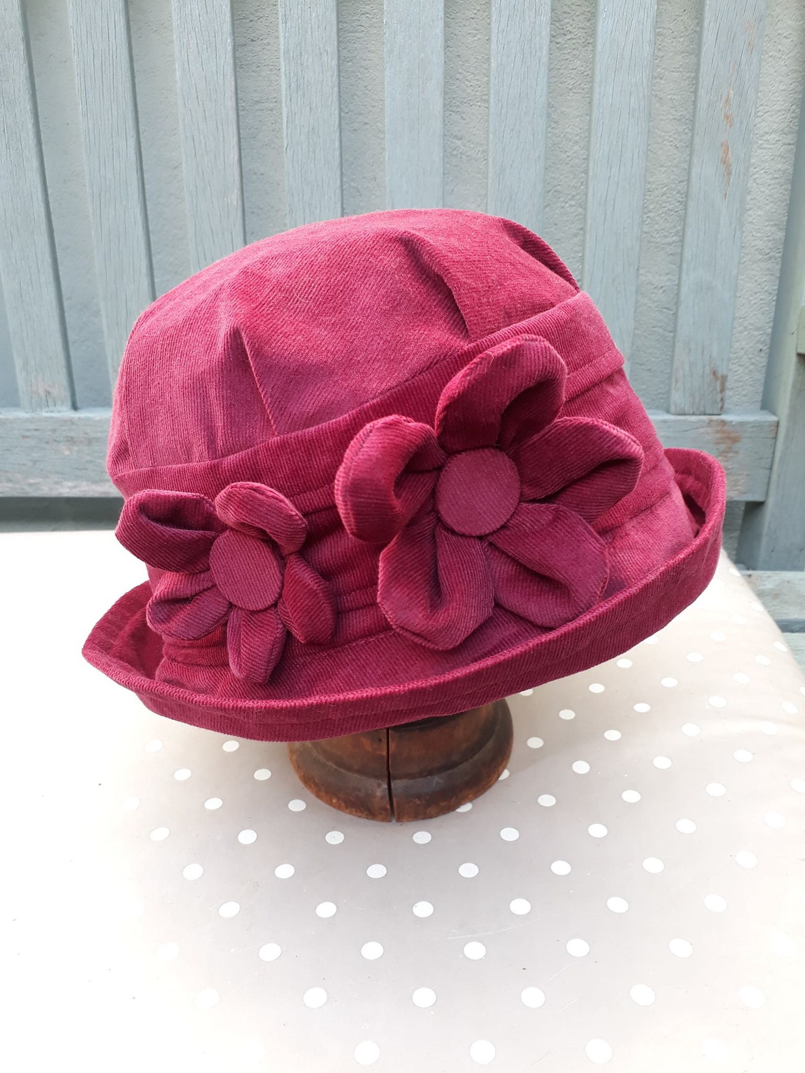 Burgundy Red Cloche Hat Wine 1920s Hat Red Winter Hat Red - Etsy UK