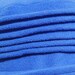 Royal Blue Fleece Cloche Hat, Bright Blue Fleece Hat, Colbalt Winter ...