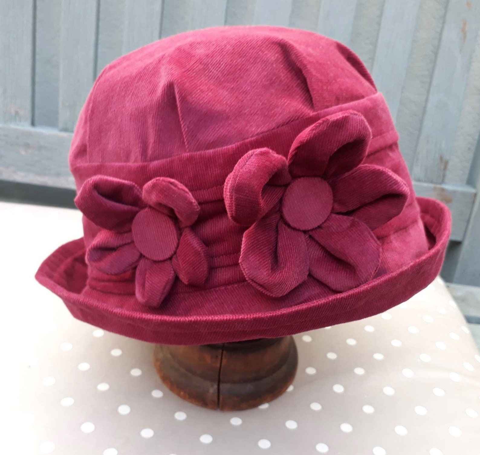 Burgundy Red Cloche Hat Wine 1920s Hat Red Winter Hat Red - Etsy UK