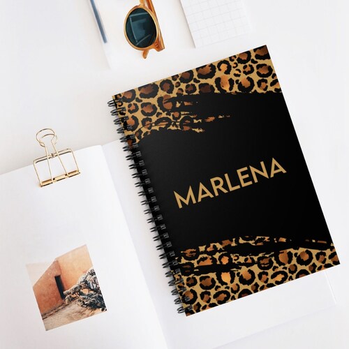 Personalized Notepad Leopard Print - Etsy