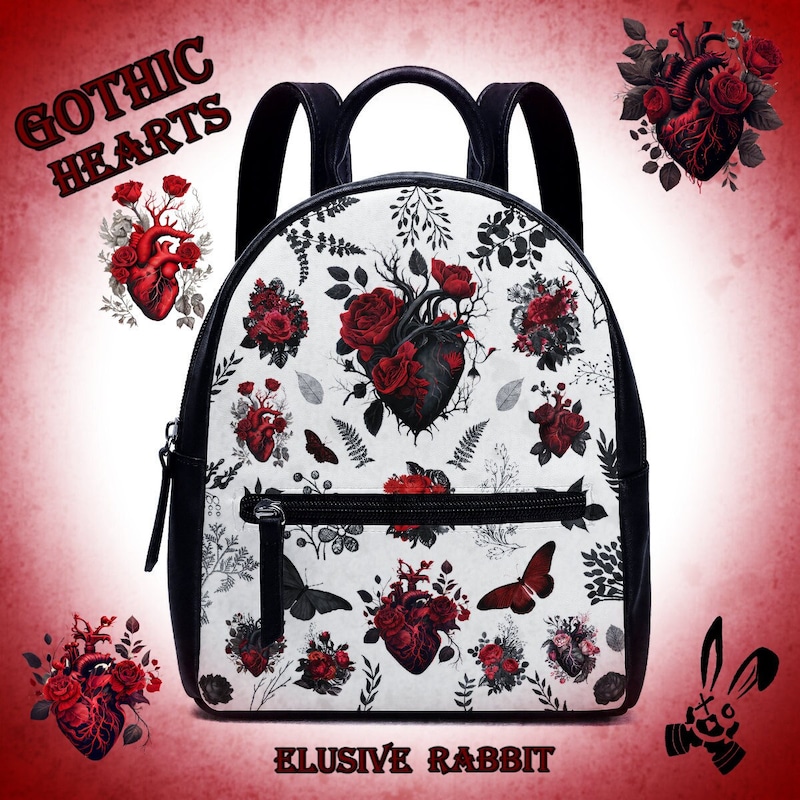 Hearts Backpacks - Etsy
