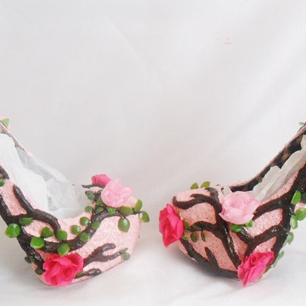 Green High Heels - Etsy