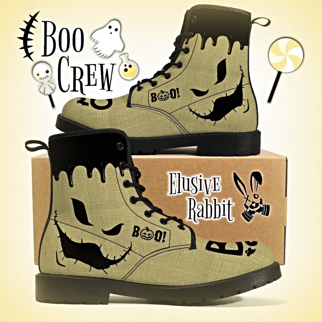 Boo Crew Halloween Boots Personalized Name Wedding Spooky Jack 0 ...