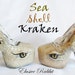 The Sea Shell Kraken Heels Custom Hand Sculpt Paint Shoe Size 3 4 5 6 7 ...