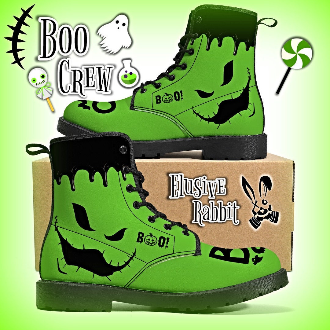 Boo Crew Halloween Boots Personalized Name Wedding Spooky Jack 0 ...