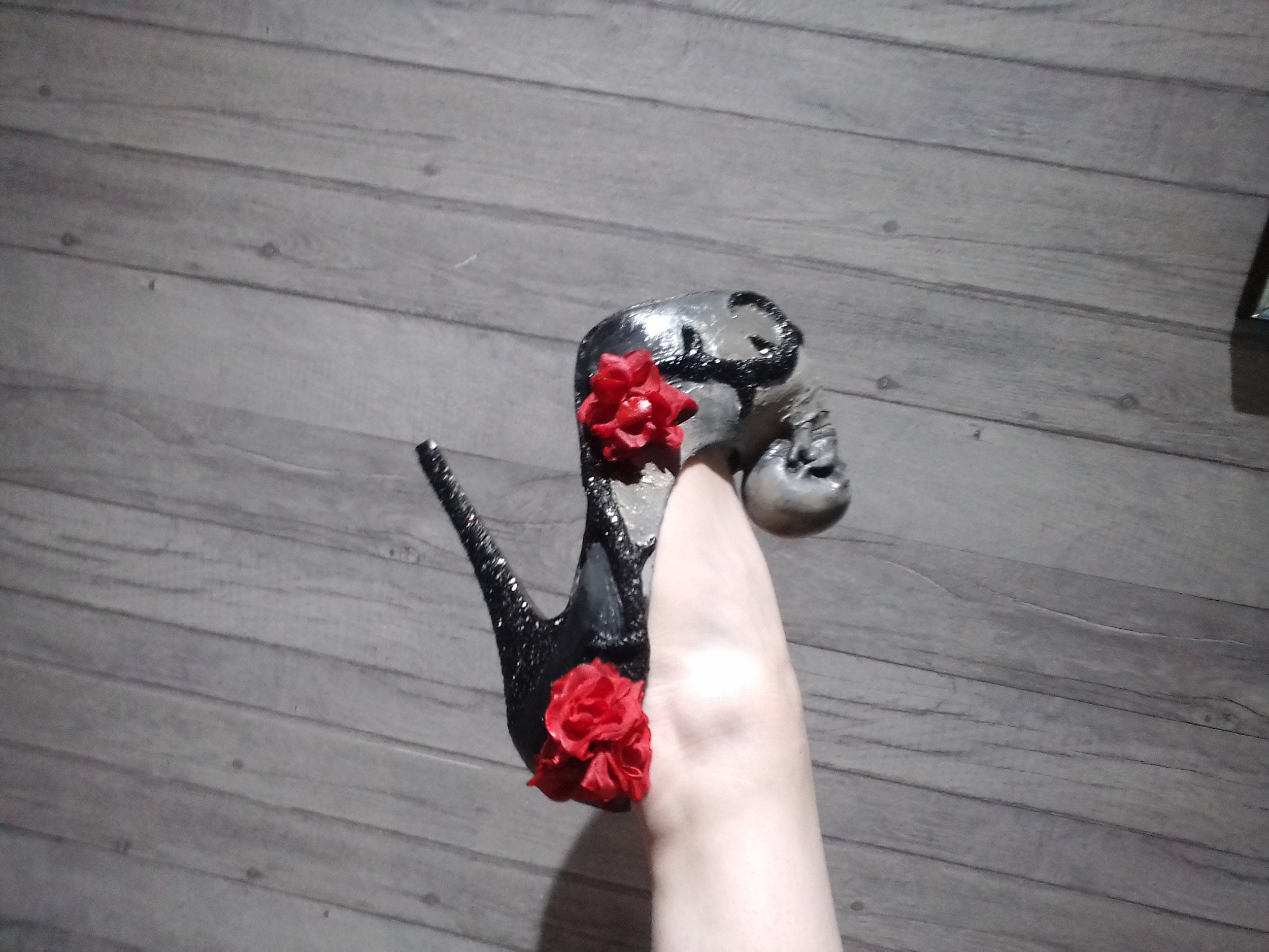 Skull Heels Grim Reaper Goth Gothic Halloween Cosplay Costume | Etsy