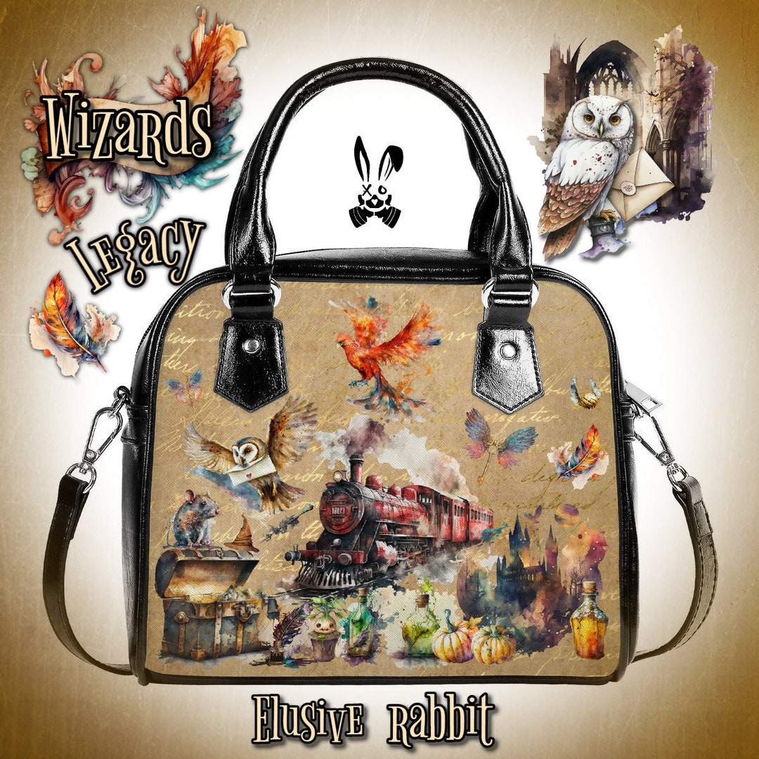 Magic Legacy Wizard Bag Handbag Shoulder Purse Vegan Zipper Card Holder ...