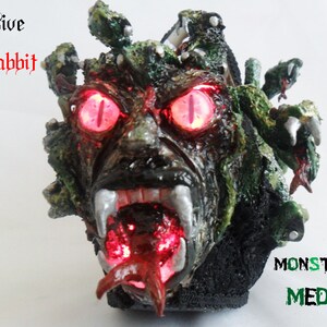 Monstrous Medusa Light up SFX Heels Snakes Serpent Reptile Scale Greek ...