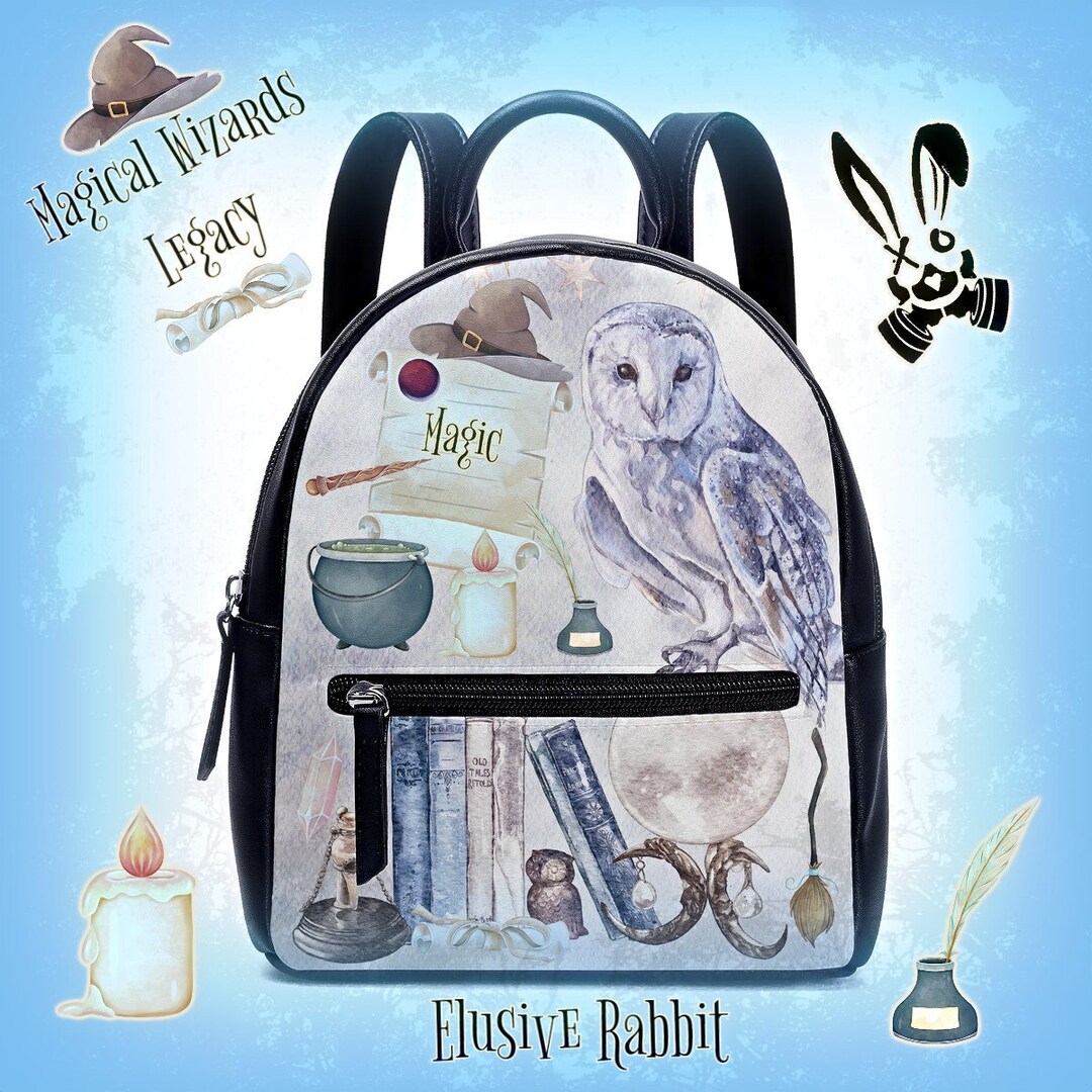 Magic Legacy Wizards Backpack White Owl Witchcraft Magical Gift ...