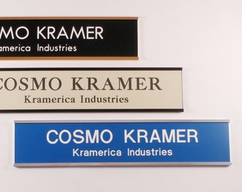 Name Plate 2 X 10 20 Color Combinations | Etsy