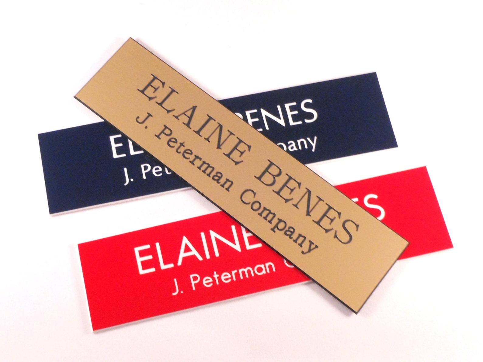 Name Plate, 2" X 8", 20 Color Combinations, Office/door Sign - Etsy