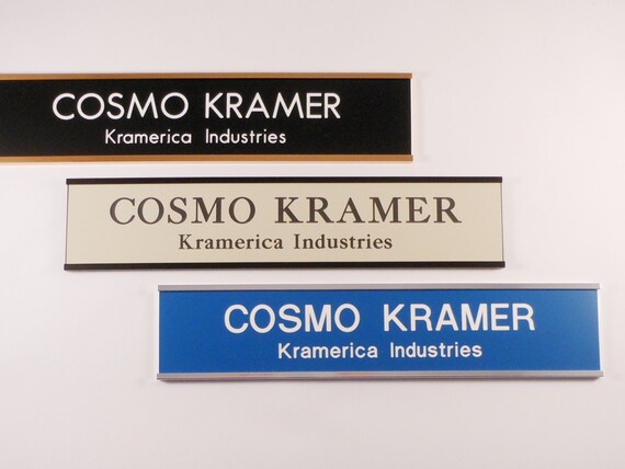 Wall Name Plate 2 X 10 Custom 1 or 2 Lines 20 | Etsy