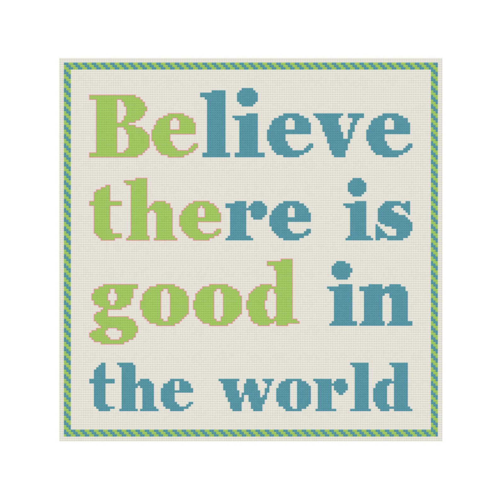 Cross Stitch Pattern Cross Stitch Quote Counted Cross Etsy