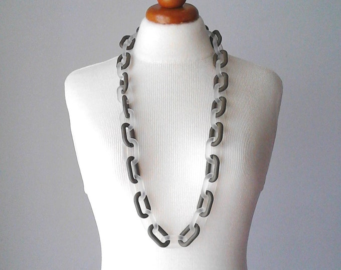 Chain Link Necklace Chain Necklace Chunky Chain Necklace Matte Women ...