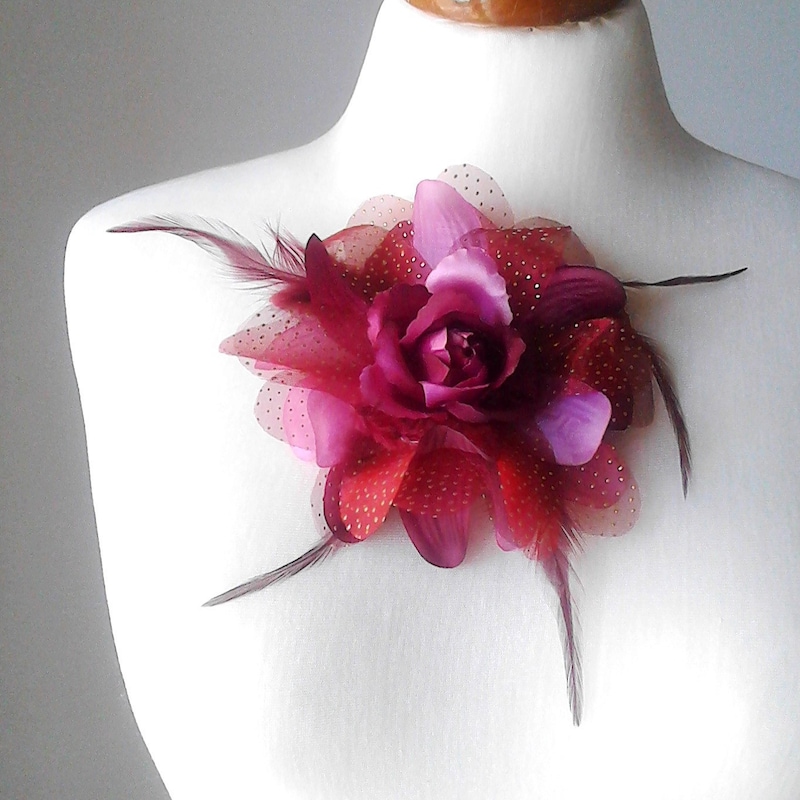 Flower Brooch - Etsy