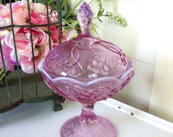 Fenton candy dish | Etsy