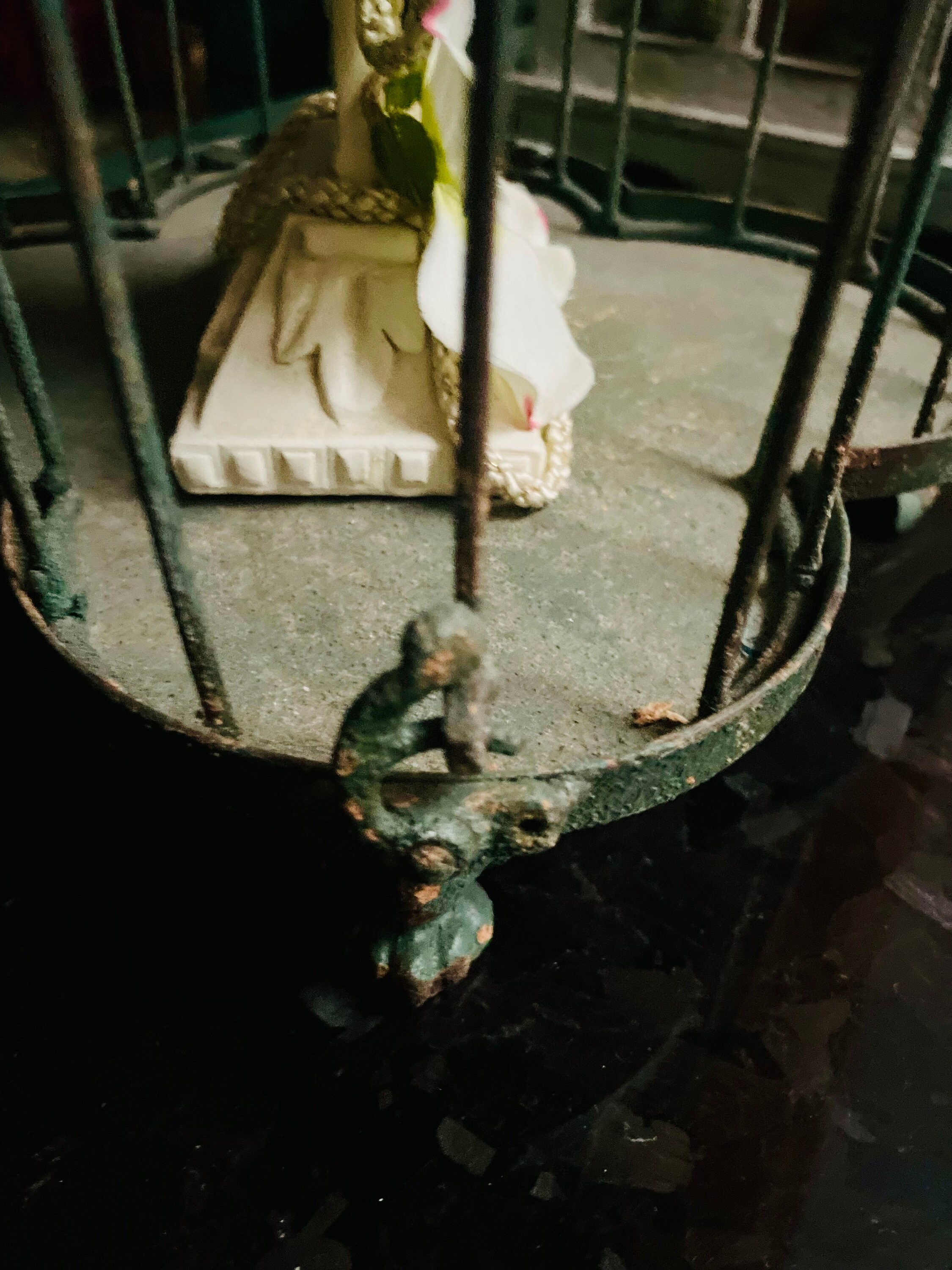 Beautiful Rustic Sage Green Bird Cage - Etsy