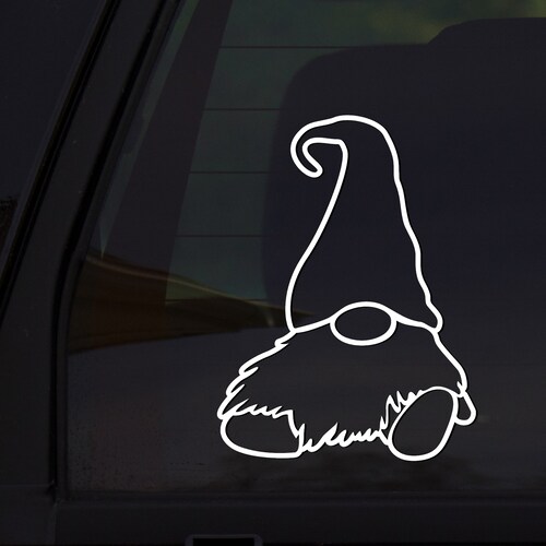 Garden Gnome Sticker - Etsy