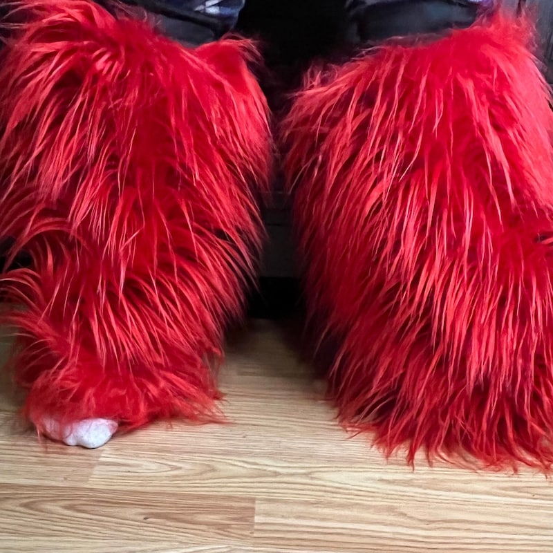 Furry Leg Warmers - Etsy