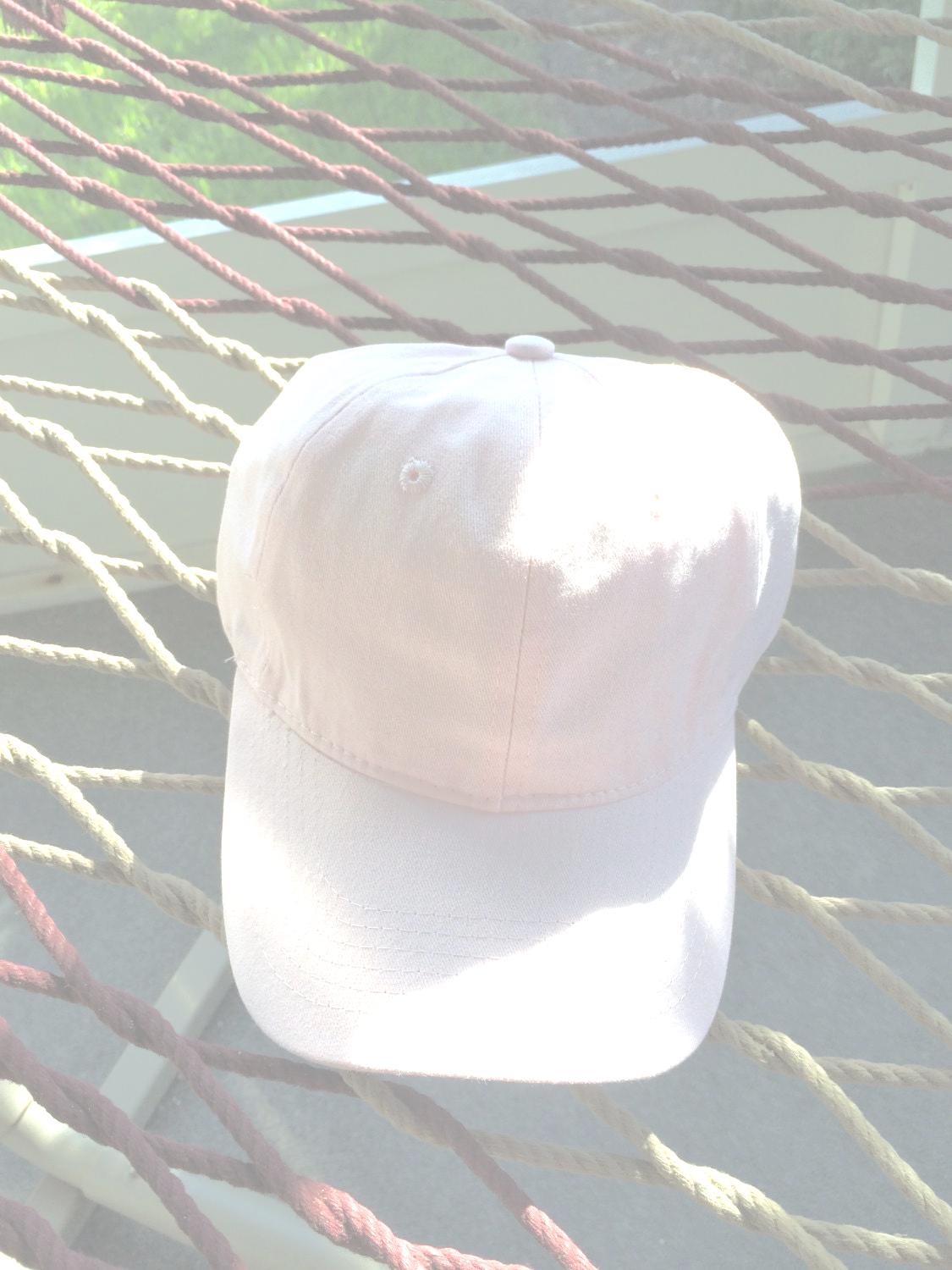 Plain Light Pink Hat With a Metal Adjustable Buckle - Etsy
