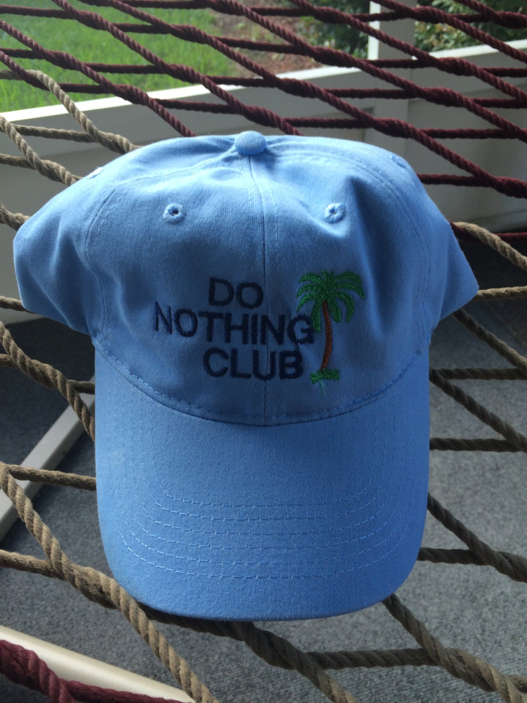 Do Nothing Club Hat - Light Blue - Etsy