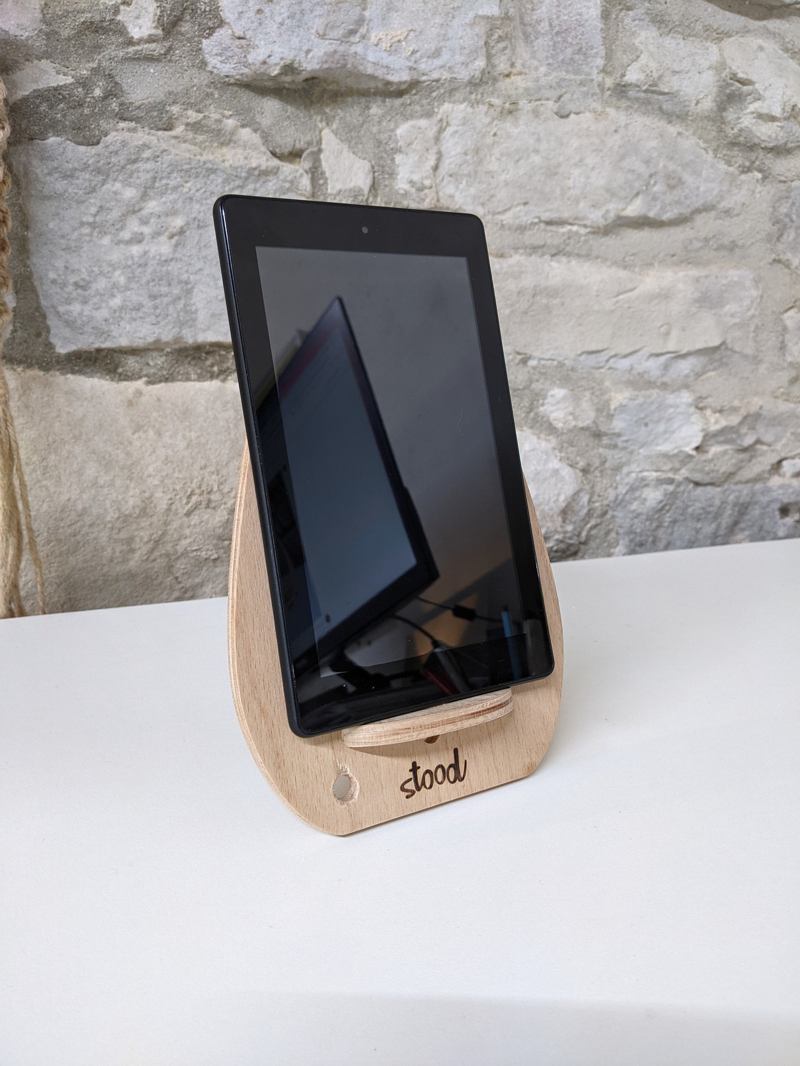 Eco Tablet + iPad Stand | FSC Wood Stand | Handmade | Tablet Stand ...