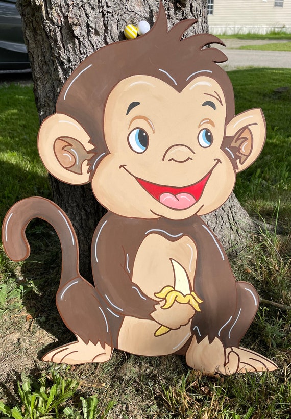 Monkey Door Hanger - Etsy