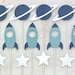 Space Cupcake Toppers, Set of 12 | Rocket Ship Cupcake Toppers | Outer ...