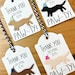 Puppy Dog Birthday Gift Tags, Set of 4 dog Party Treat Bags Goody Bag ...