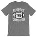 Respect the Commish Tshirt Funny Commish Respect Tees Fantasy Football ...