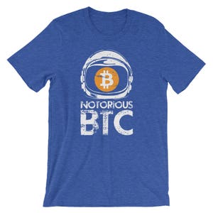 Notorious BTC Bitcoin T-shirt Bitcoin Shirt, Bitcoin, Cryptocurrency ...