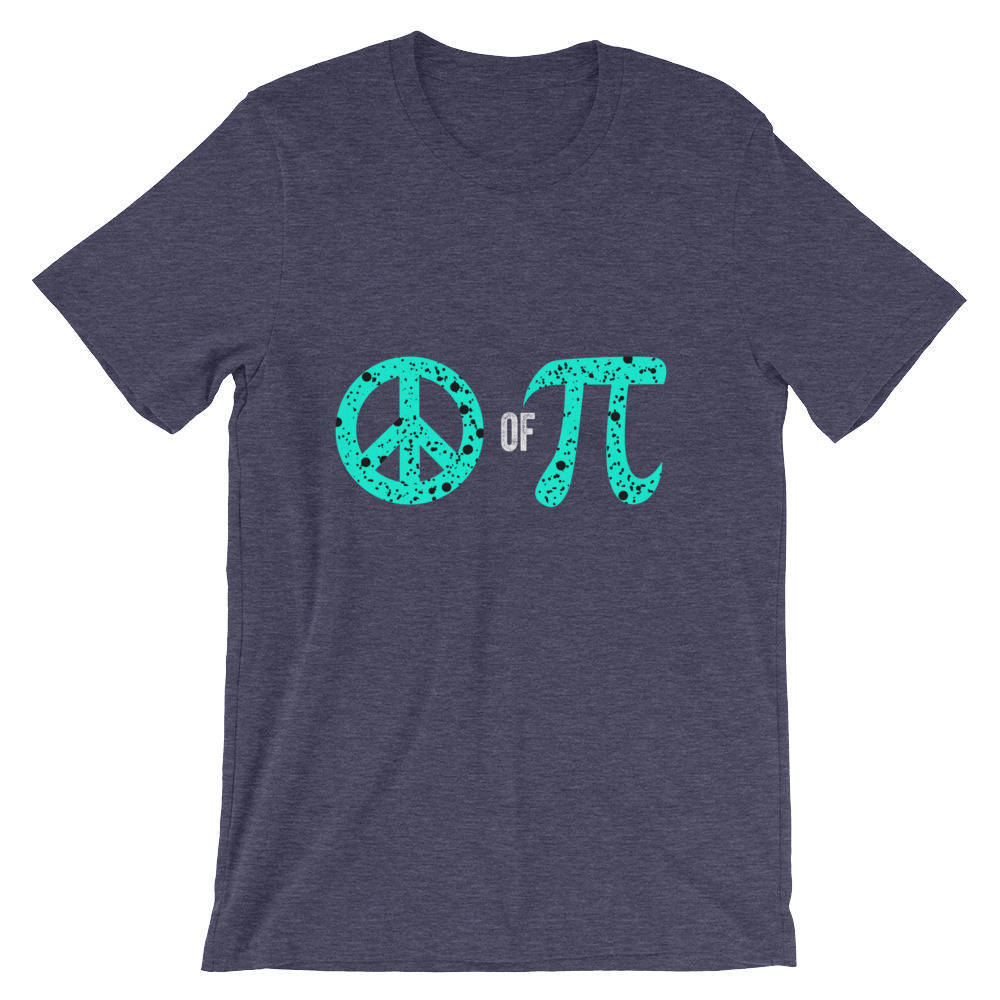 Peace of Pi Symbol Science Geek Nerd Math Pun Shirt | Mathematics ...